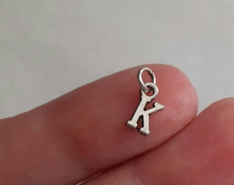 Small Alphabet Charm | Etsy