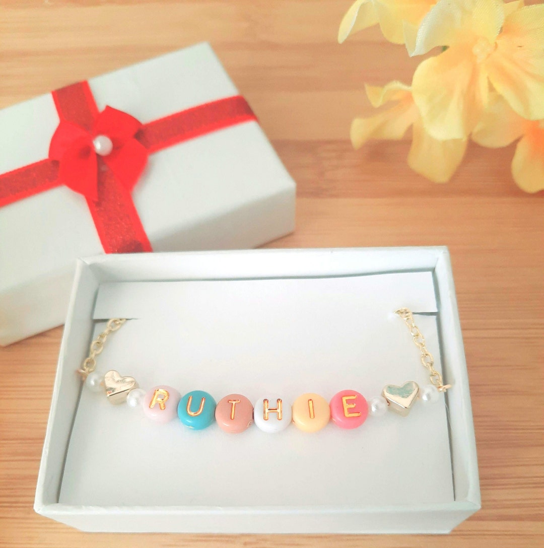 Personalized Name Necklace for Girls Custom Jewelry for Kids Bright ...
