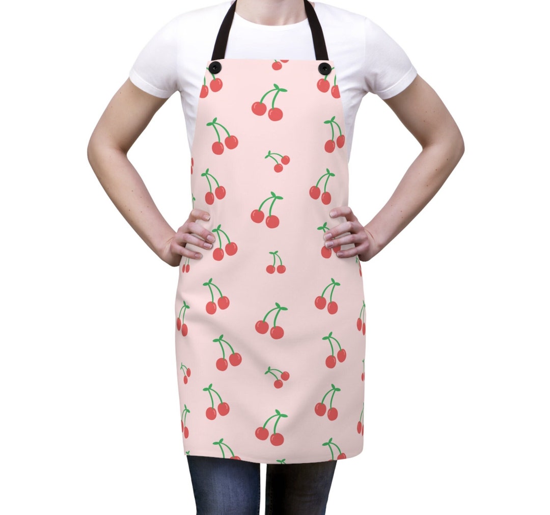 Ladies Coquette Cherry Apron, Kitchen Gifts for Her, Coquette Design ...
