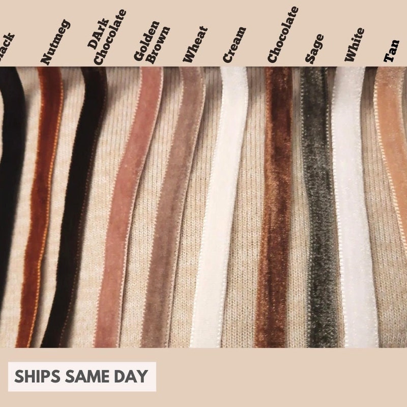 Velvet Choker Color - Etsy