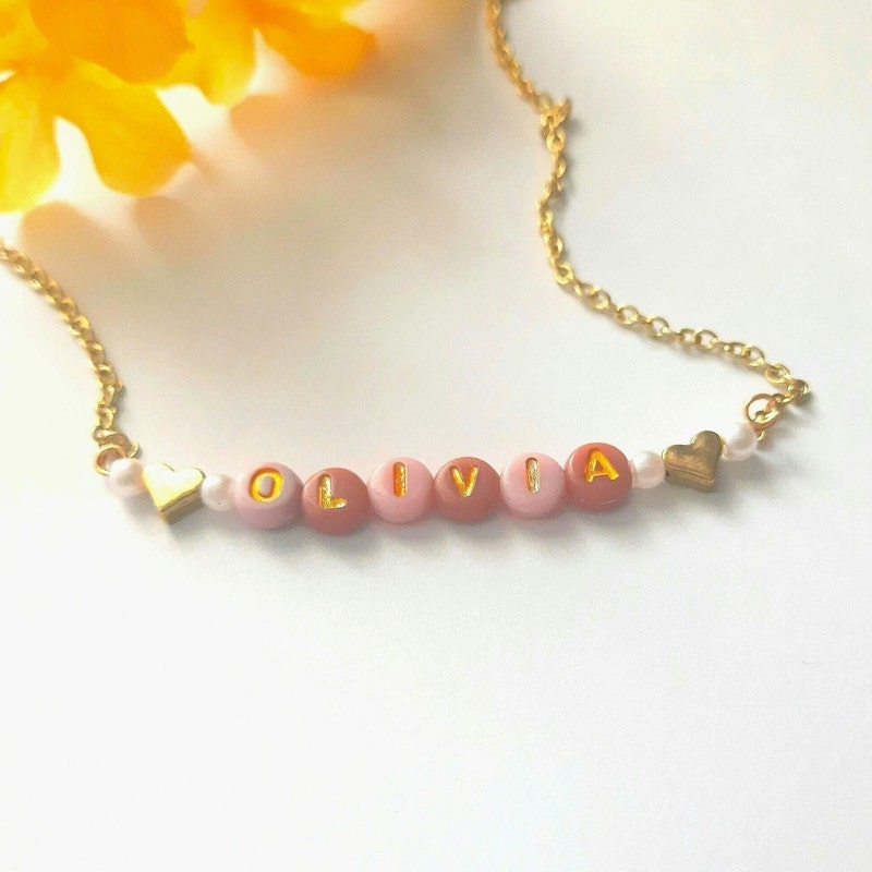 Girls Name Necklace - Etsy