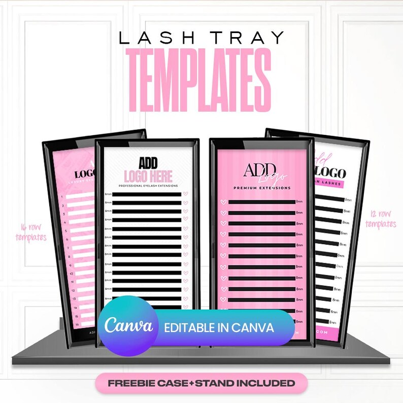 DIY Eyelash Tray Template (digital Download) - Etsy