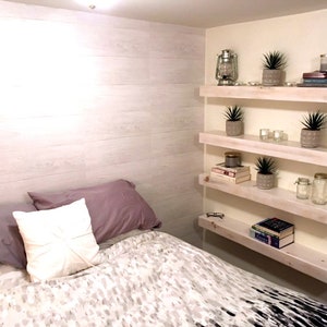 Floating Shelf, 24 Colours Available ALL Installation Hardware Included ...