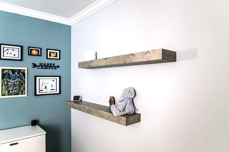 Floating Shelves 25 Colours. ALL Installation Hardware - Etsy Canada