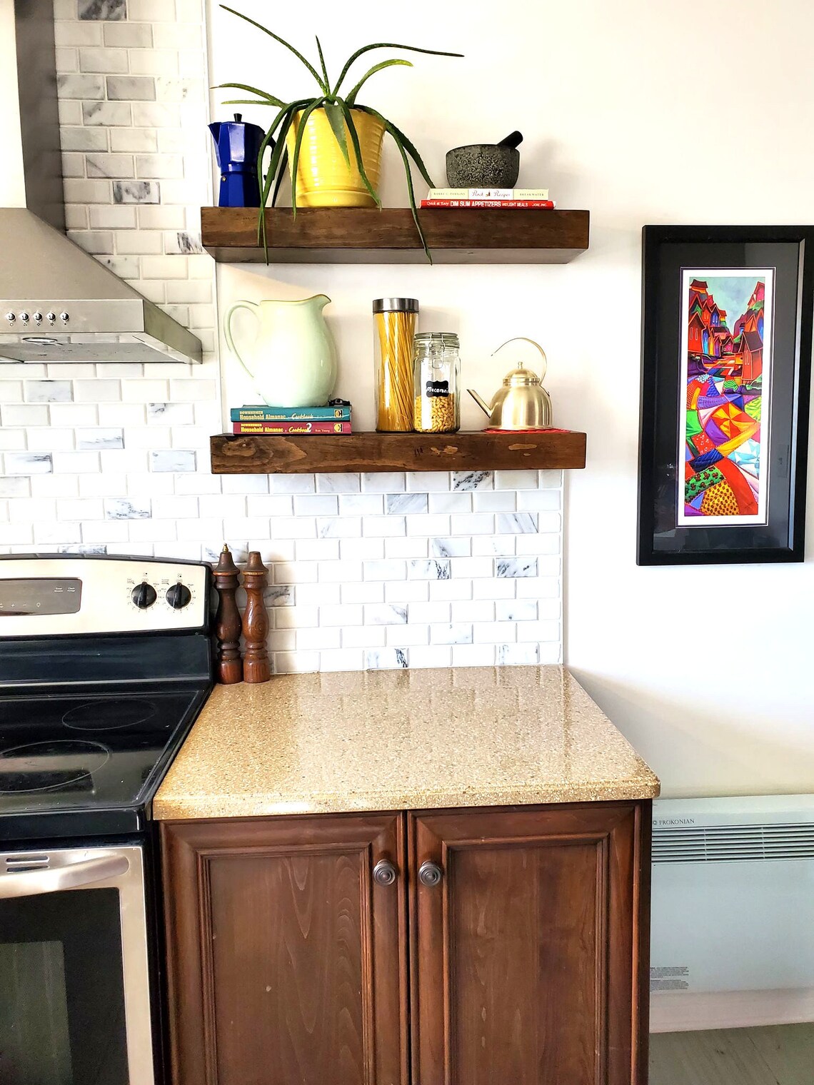 Floating Shelves FREE SHIPPING Handcrafted 24 Colours. - Etsy