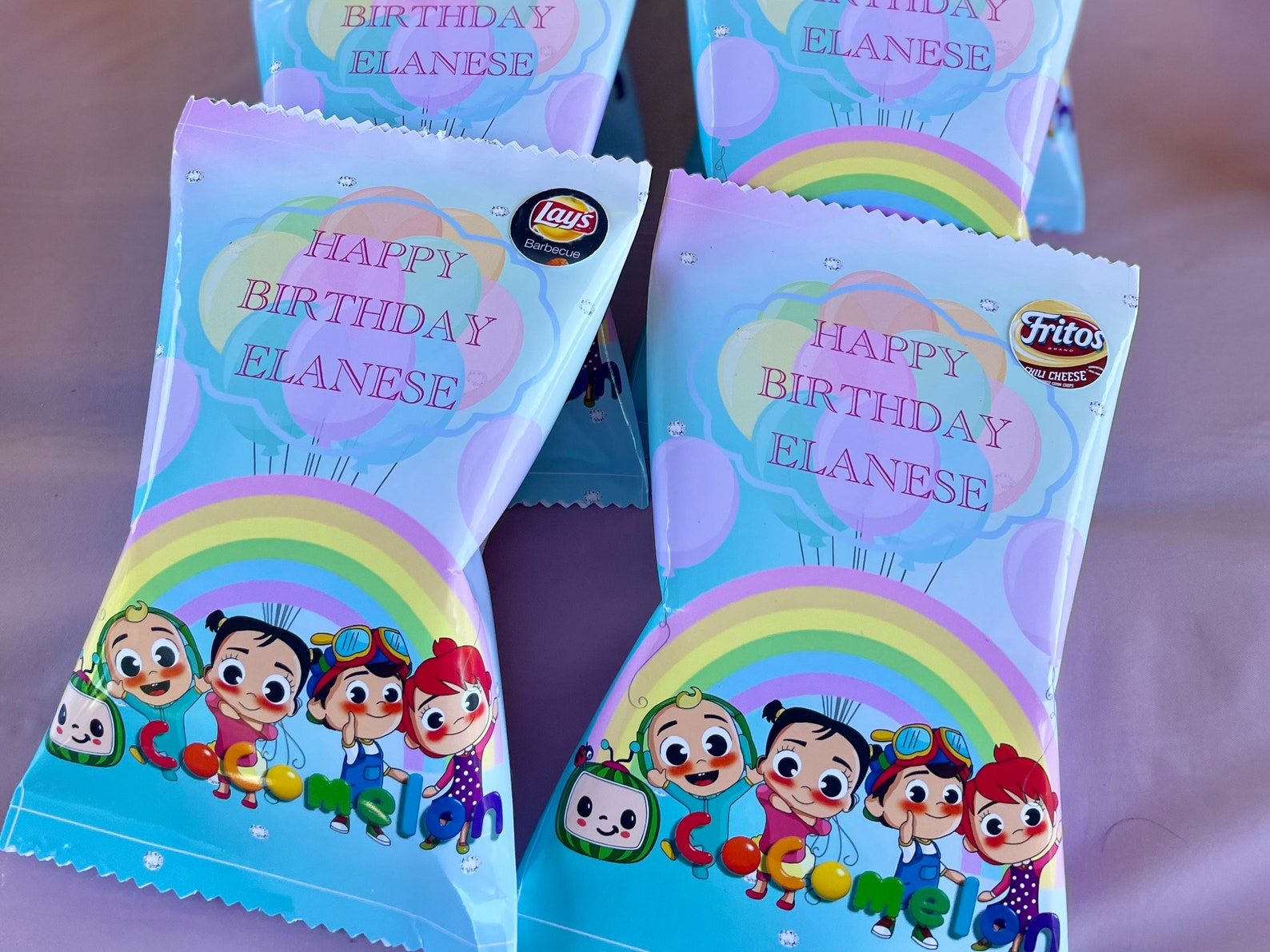 Cocomelon Chip Bag Cocomelon Party Favors Cocomelon Party Etsy
