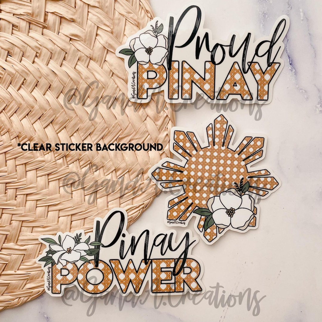 Filipin@ Solihiya Pattern Stickers - Etsy