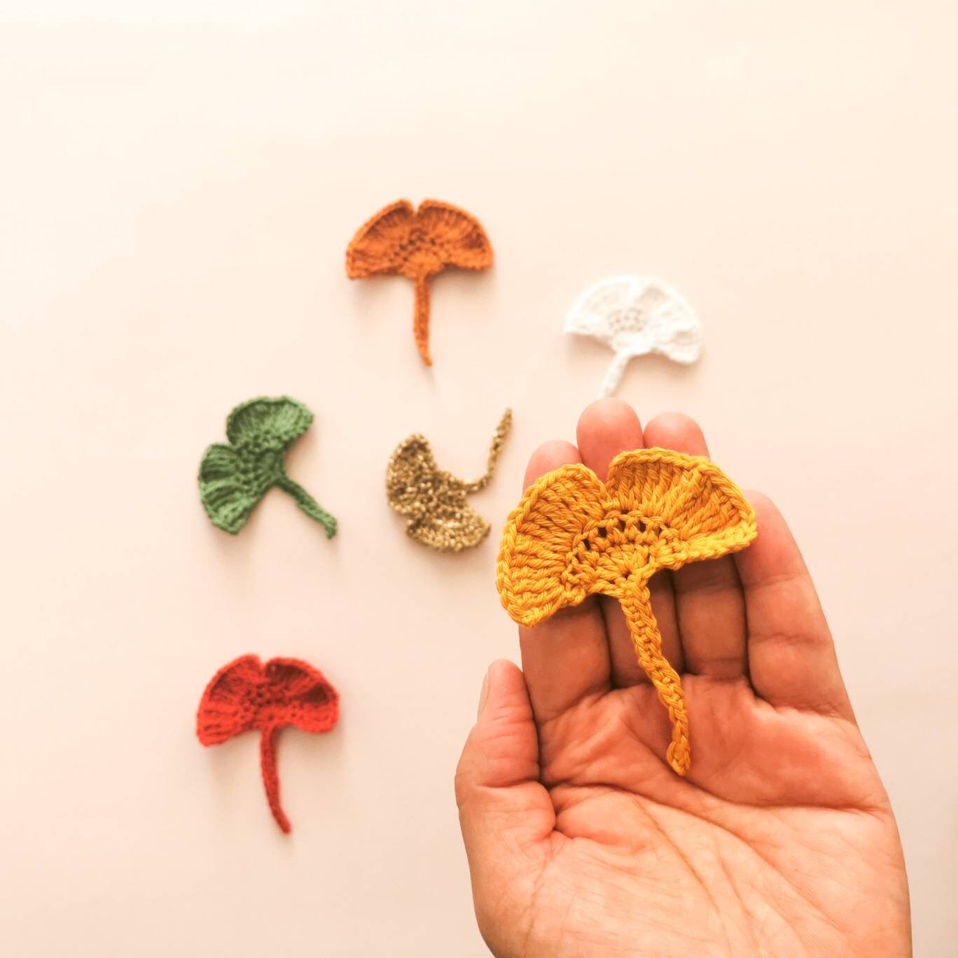 Crochet Pattern in French and English Ginkgo Leaf to Make - Etsy