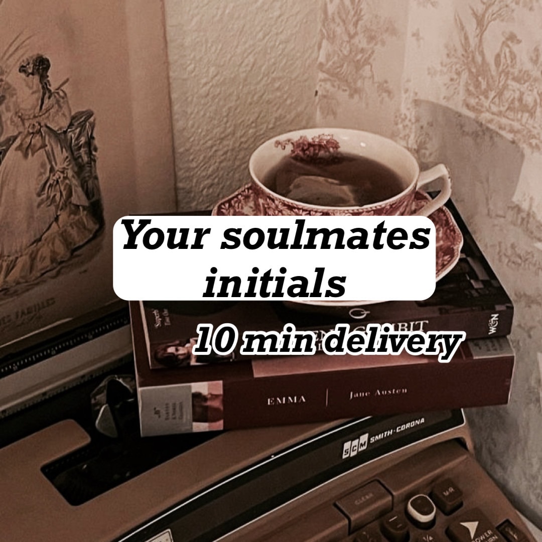 Your Soulmates Initials Tarot Reading 10 Am 10 Pm Cst Fast Delivery - Etsy