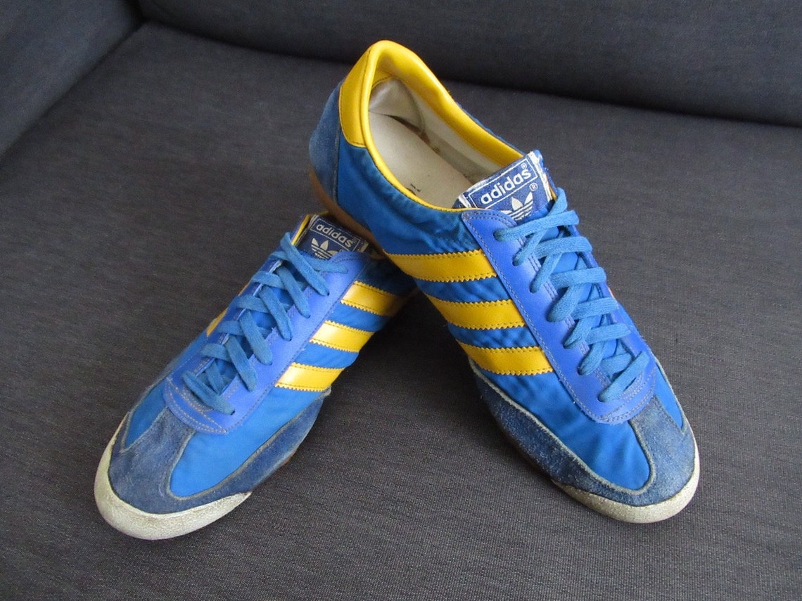 70s Rare Vintage Adidas Mens Montreal 1976 Olympic Model Trainer Shoes ...