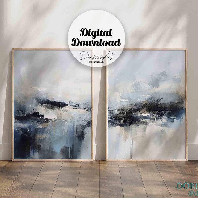 Abstract Gallery Wall - Etsy