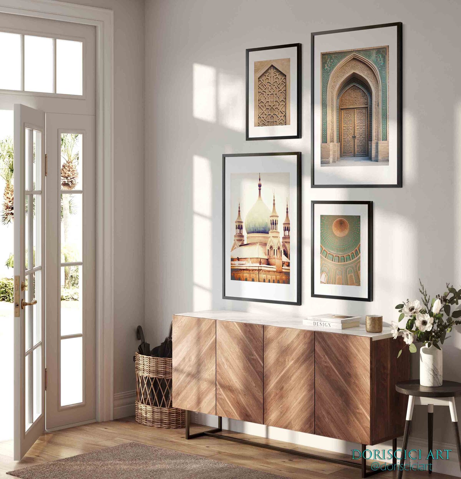Moroccan Wall Art Set of 4 Home Decor,printable Morocco Gallery Set ...