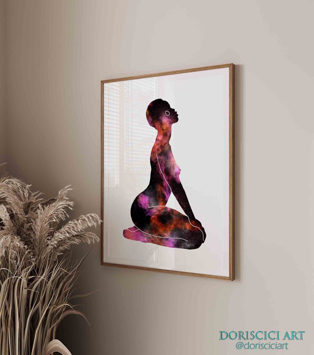 Abstract Woman Portrait Print,scandinavian Art,printable Wall Art,black ...