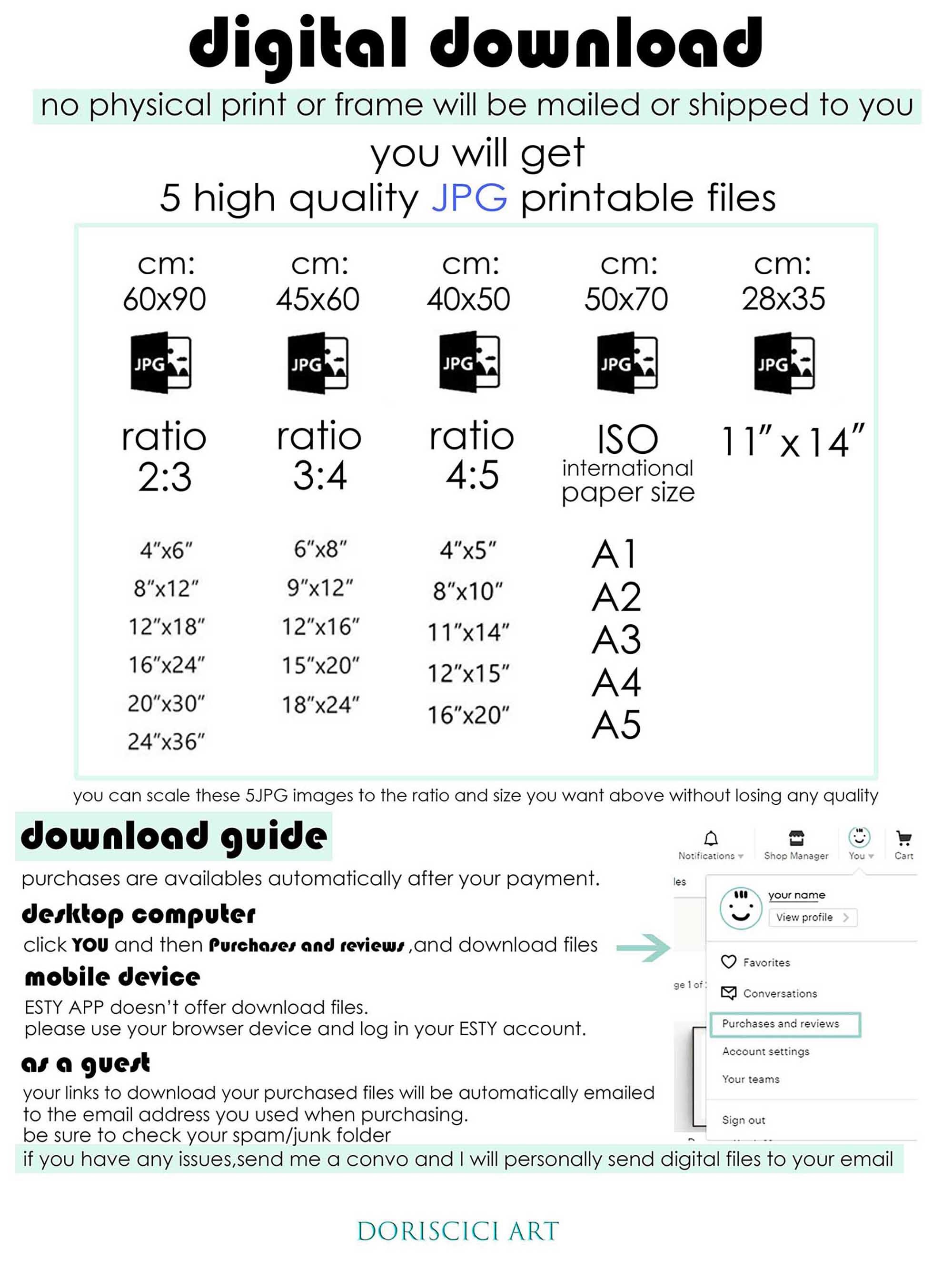 Navy Blue Sunset Print,mid Century Modern Art ,geometric Wall Art ...