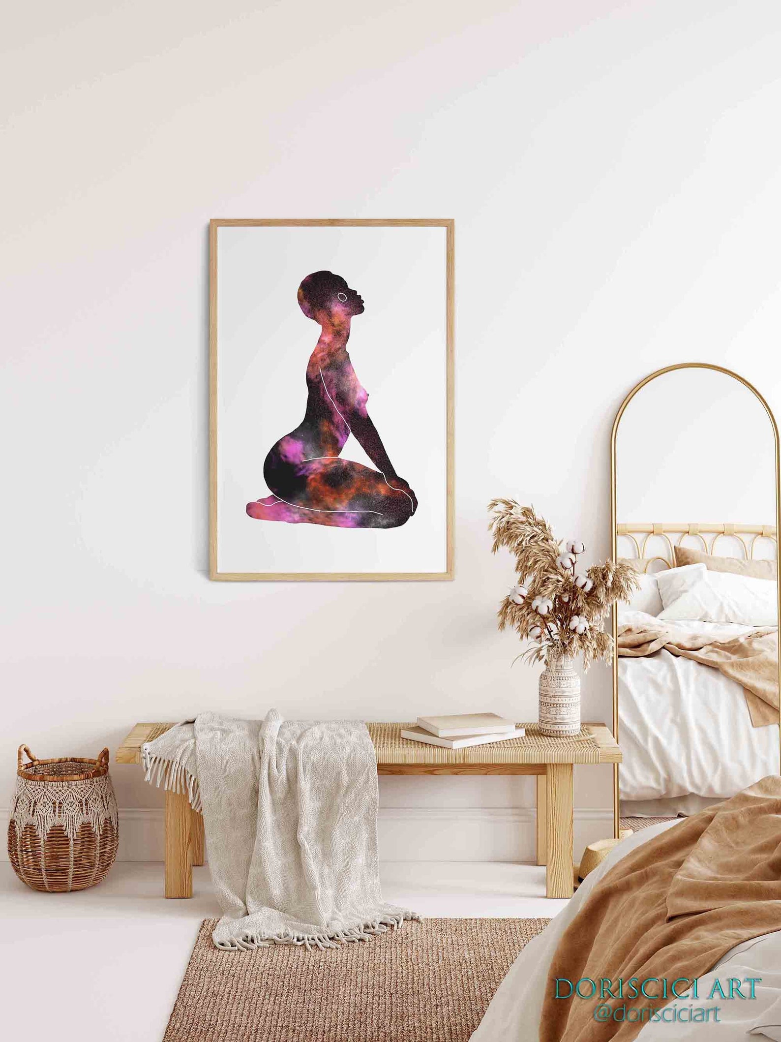 Abstract Woman Portrait Printscandinavian Artprintable Wall - Etsy