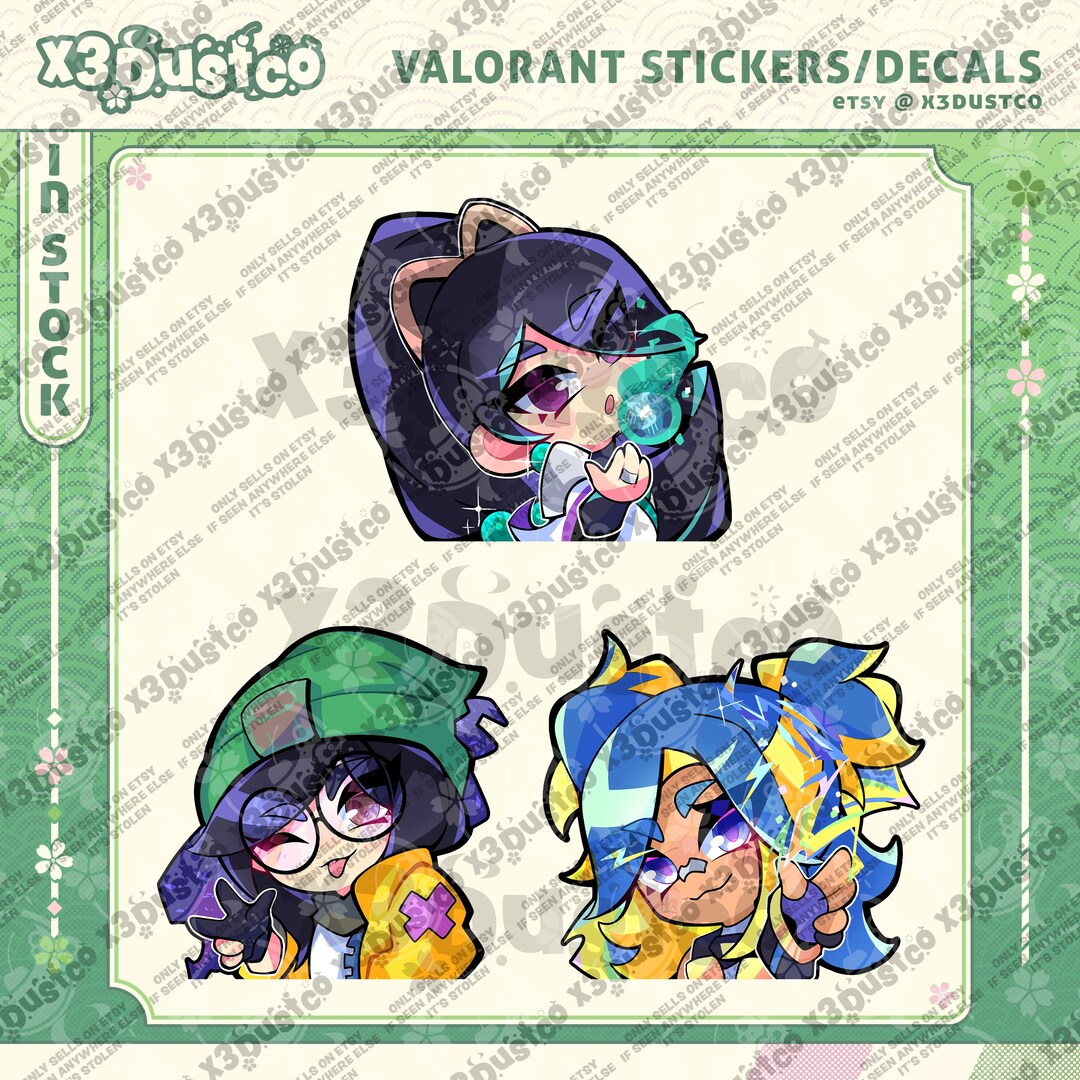 Valorant Stickers/decals - Etsy
