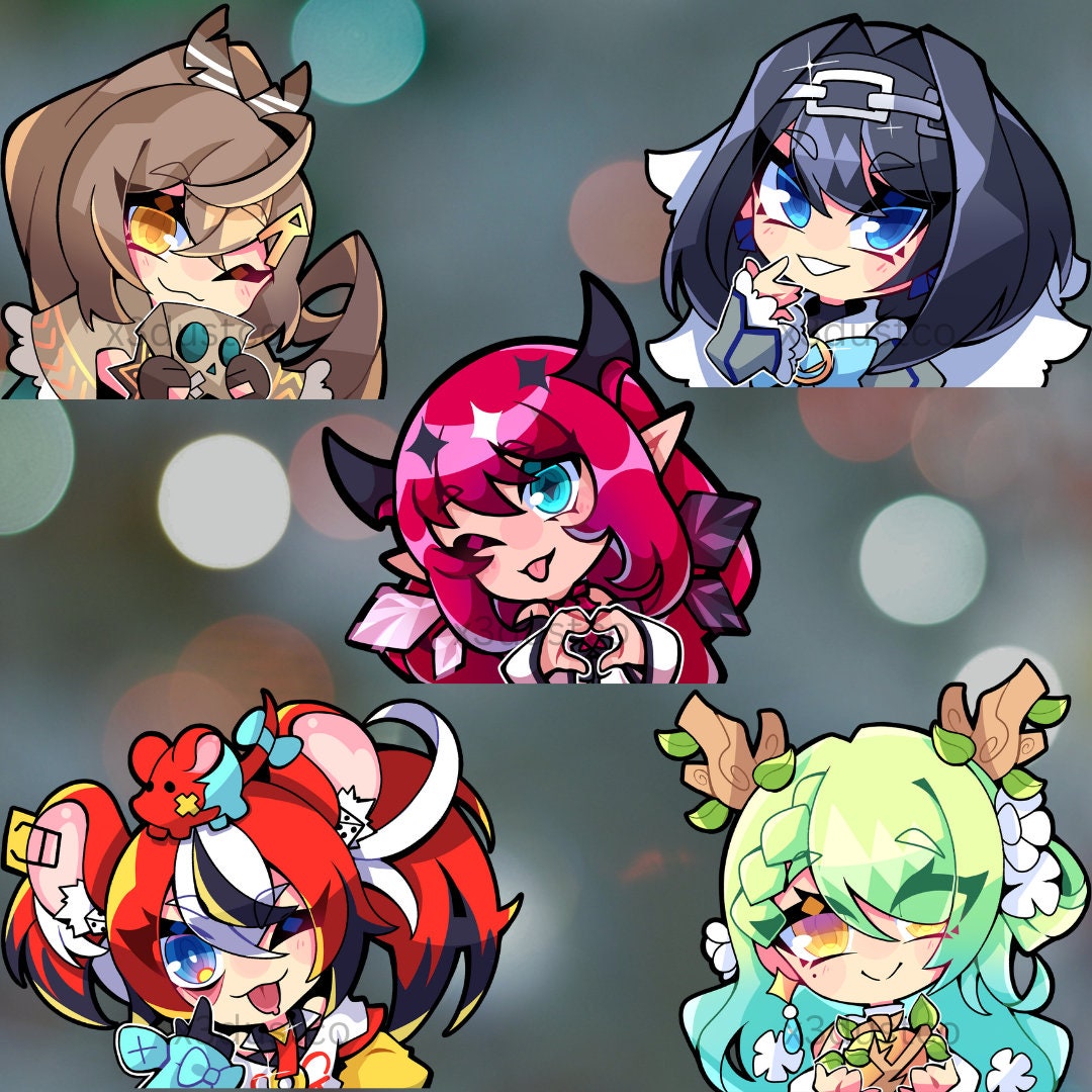 Hololive Holopromise Vtuber Die-cut Decal Stickers - Etsy