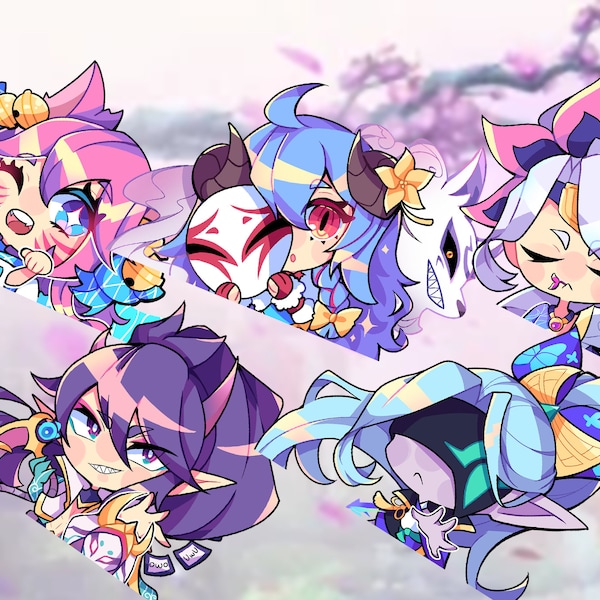 Ahri League of Legends Sticker - Etsy