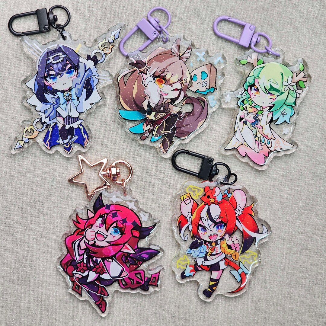 2.5in Hololive Holopromise Keychain Charms - Etsy