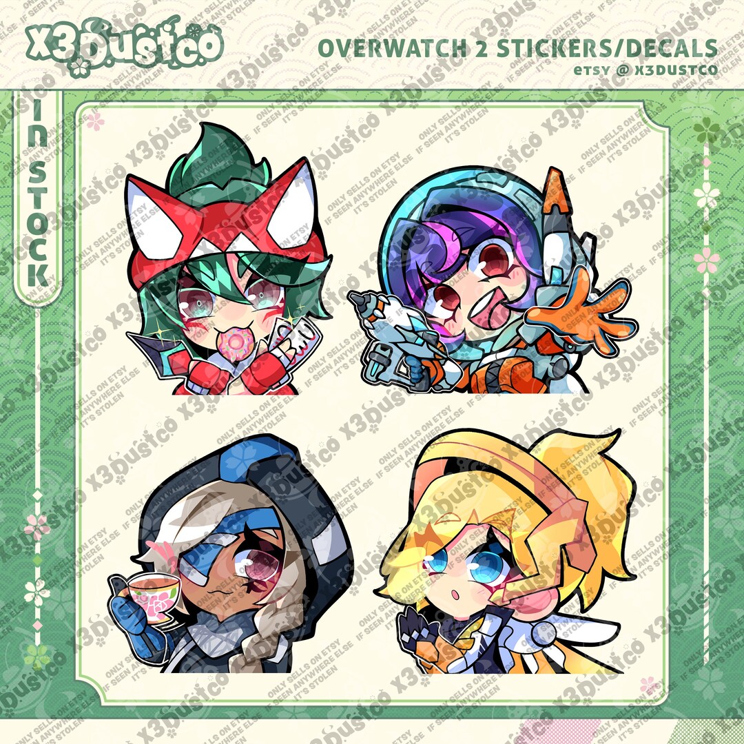 Overwatch 2 Decal Stickers/decals - Etsy