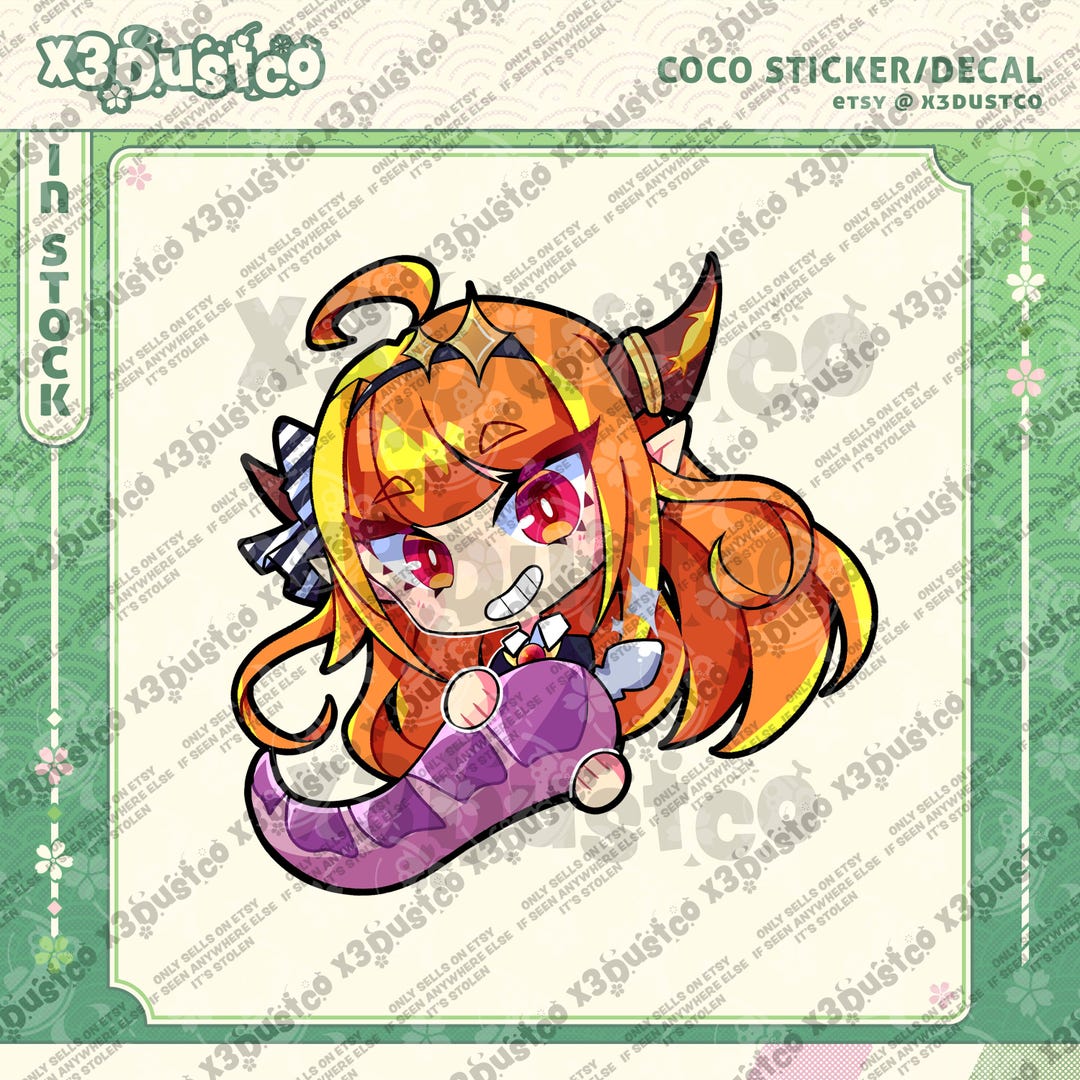 LAST RUN Kiryu Coco Sticker/decal - Etsy