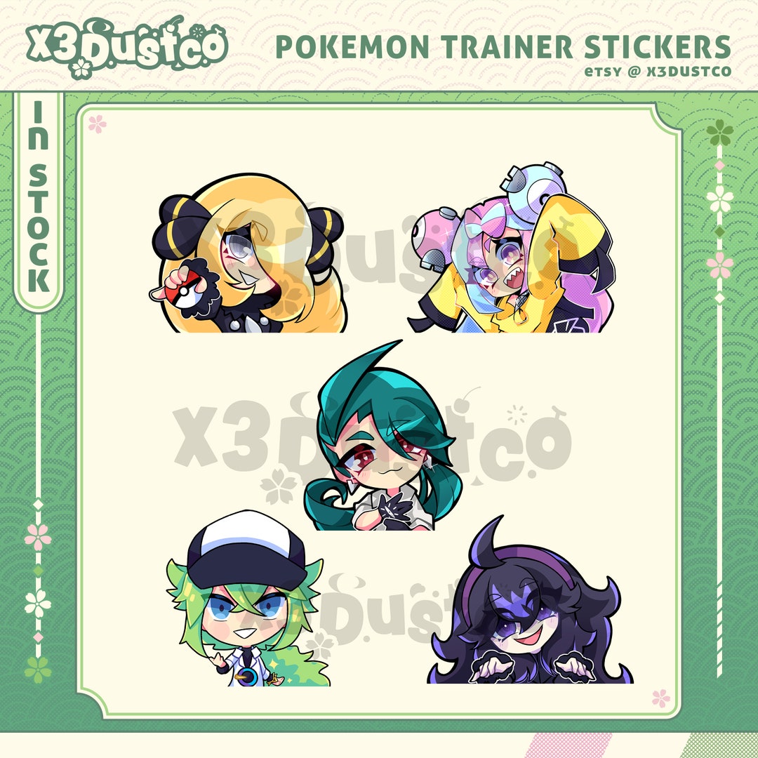 Pokemon Trainer Peeker Decal Sticker - Etsy