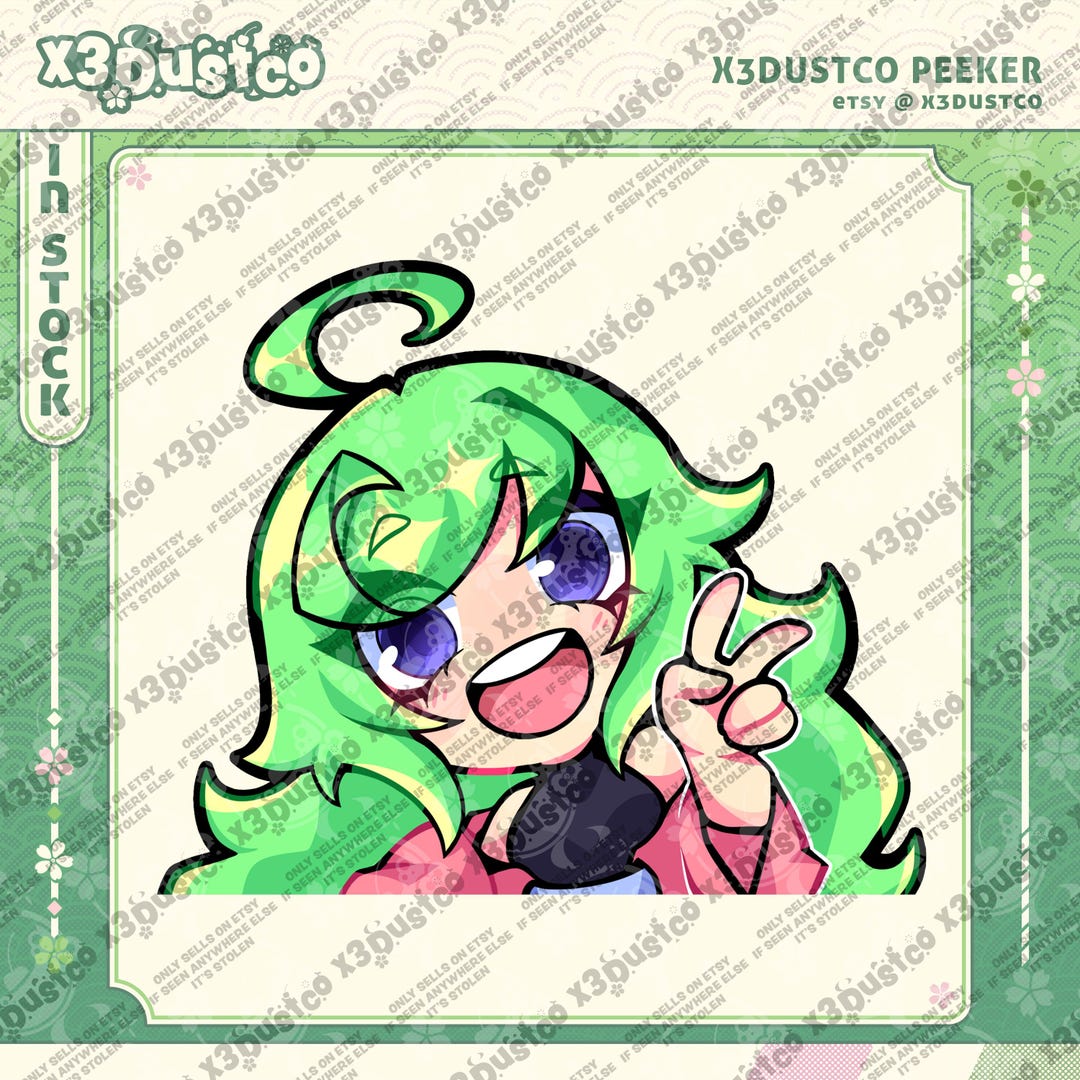 X3dustco Peeker Sticker/decal - Etsy