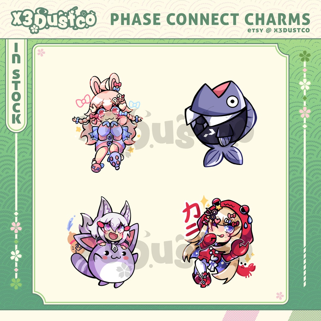 2.5in Phase Connect Talents Keychain Charms - Etsy