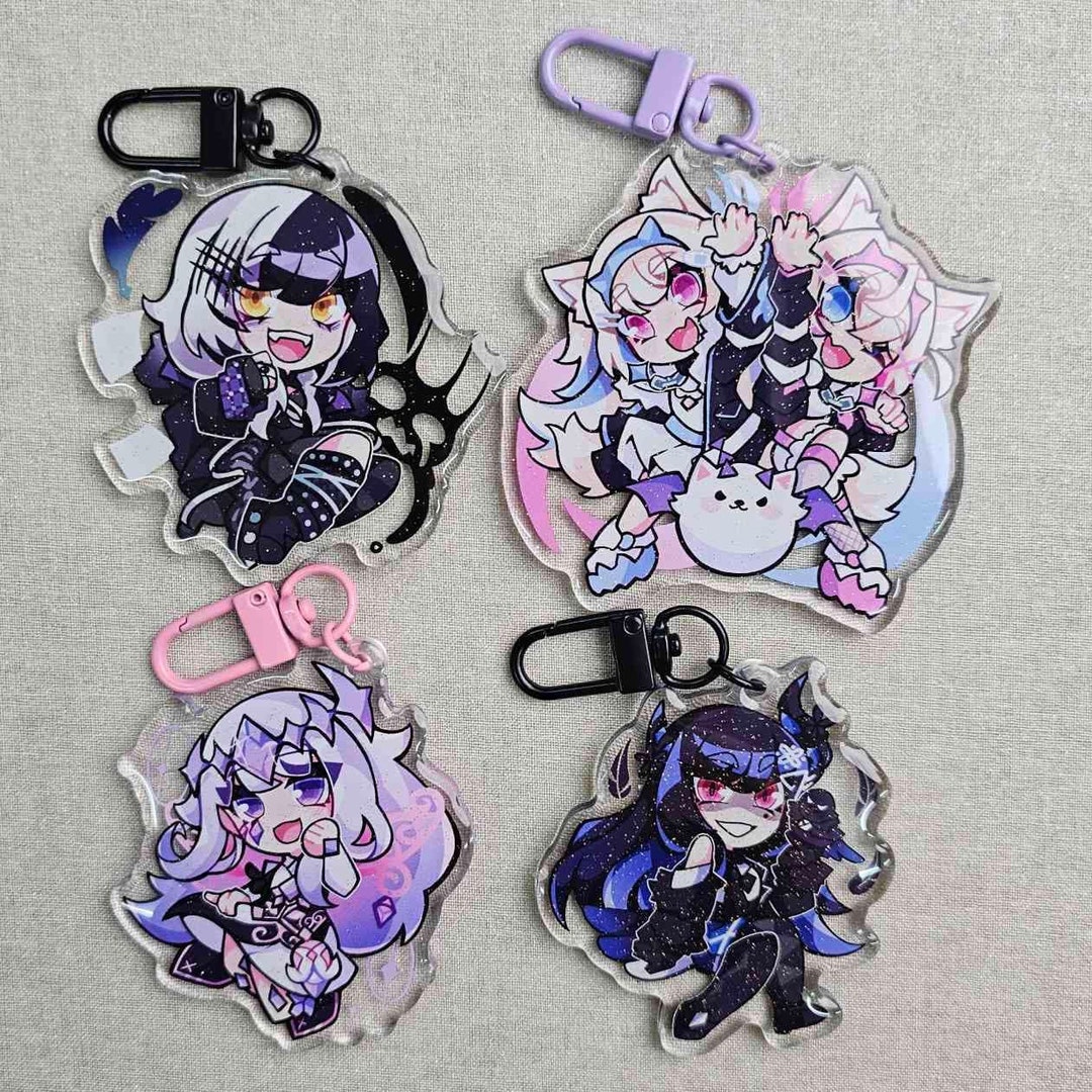 2.5in Holoadvent Keychain Charm - Etsy