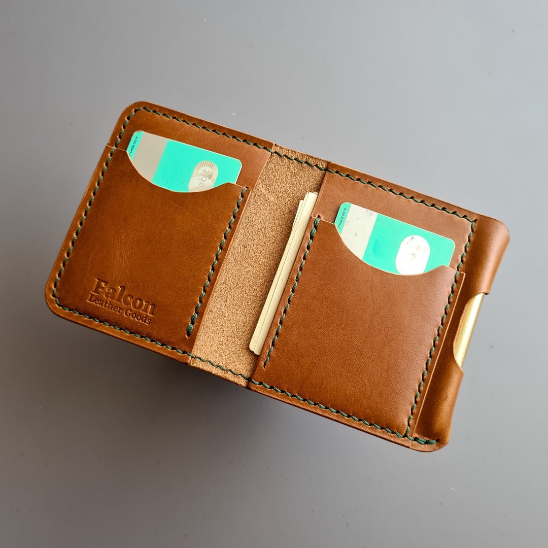 Edc Leather Wallet With a Pen Slot, Fisher Space Pen Leather Wallet ...