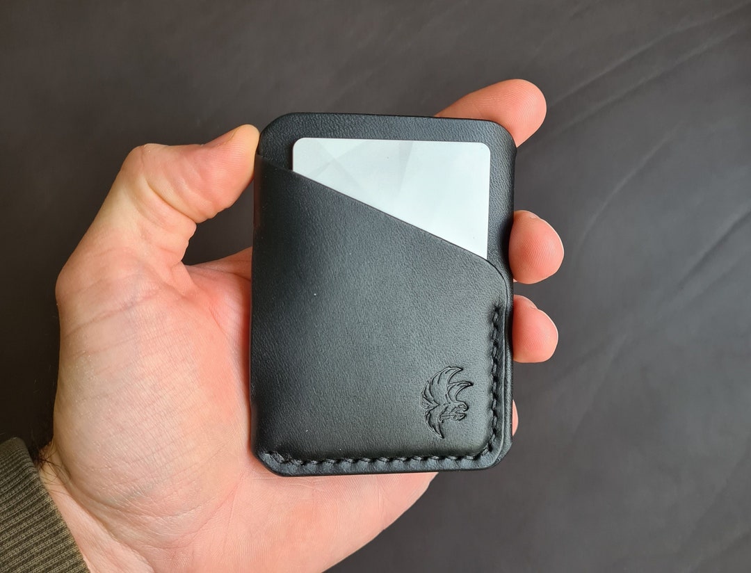 Vertical Minimalist Card Wallet,edc Leather Wallet,minimalist Card ...
