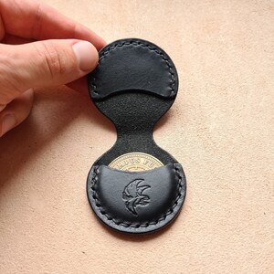 Leather Edc Coin Holder,leather Coin Pouch,challenge Coin Holder ...