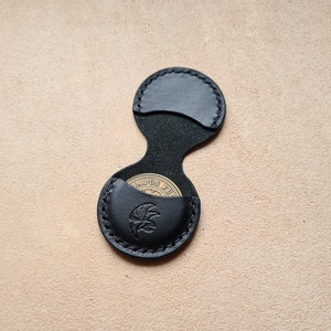 Leather Edc Coin Holder,leather Coin Pouch,challenge Coin Holder ...