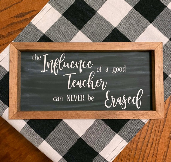 Teacher Sign Teacher Appreciation Gift Chalk Board Sign - Etsy