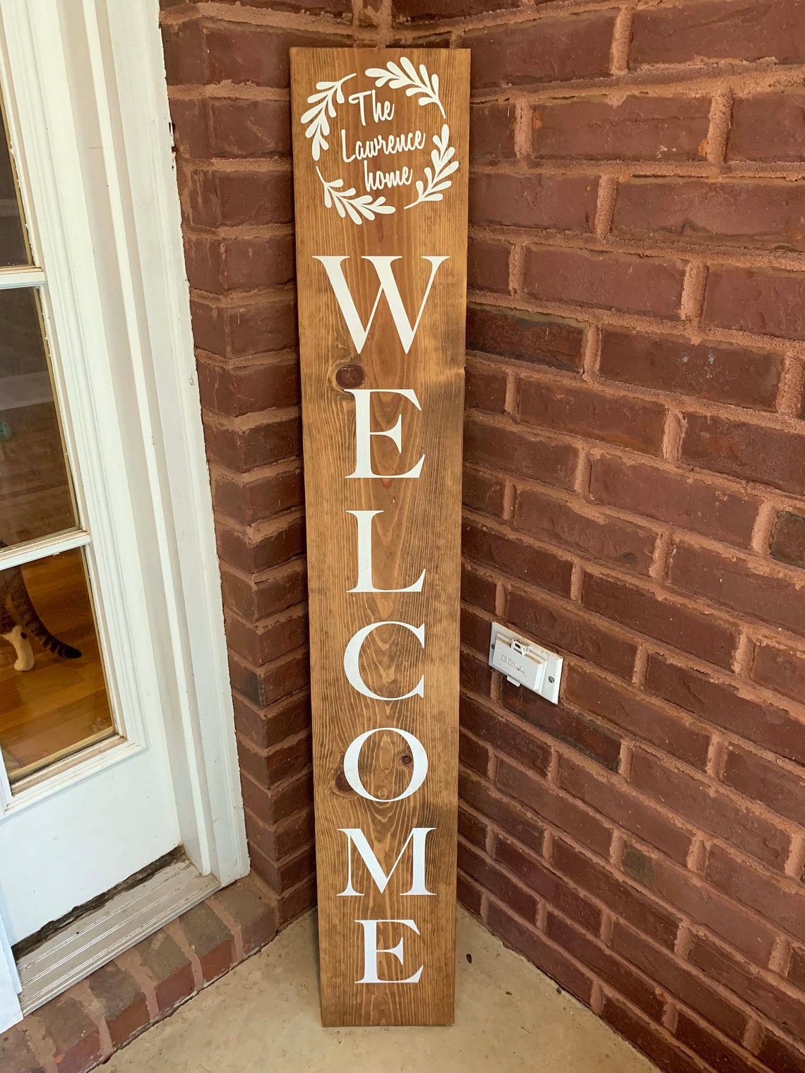 Family Welcome Sign Welcome Sign Front Porch Sign Last Name - Etsy