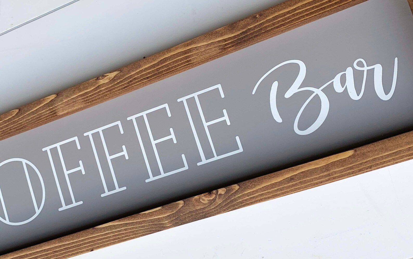 Letrero de cafetería, letreros de madera, decoración del hogar, bar de ...
