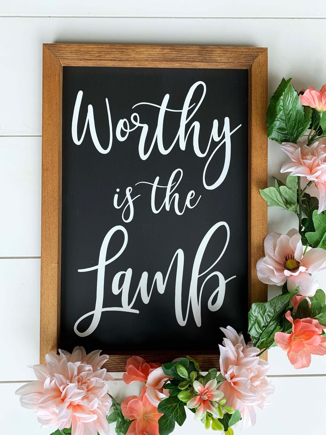 Worthy is the Lamb Sign, Easter Signs, Easter Decor, Wood Signs, Home ...