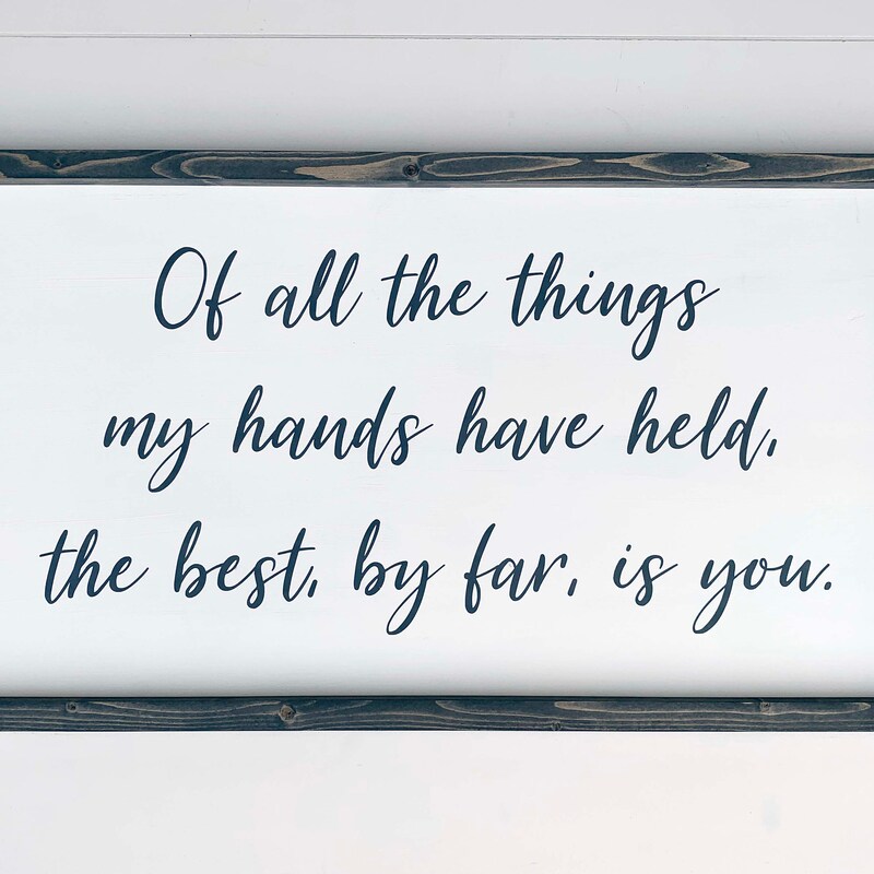 Hand Held Sign - Etsy