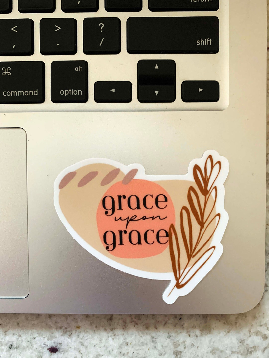Grace Upon Grace Sticker, Water Bottle Stickers, Phone Stickers, Laptop ...