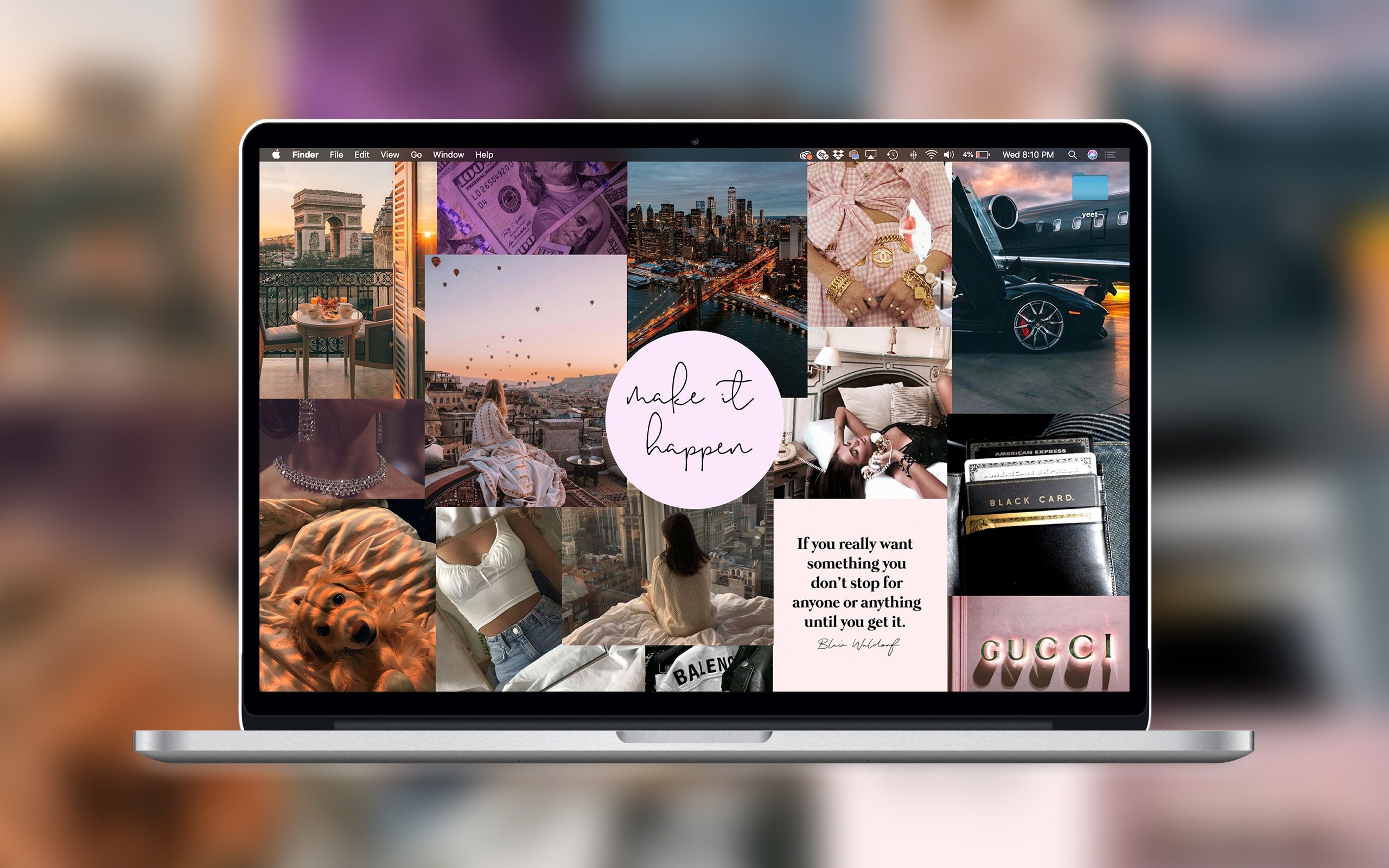 Vision Board Desktop Wallpaper - Etsy