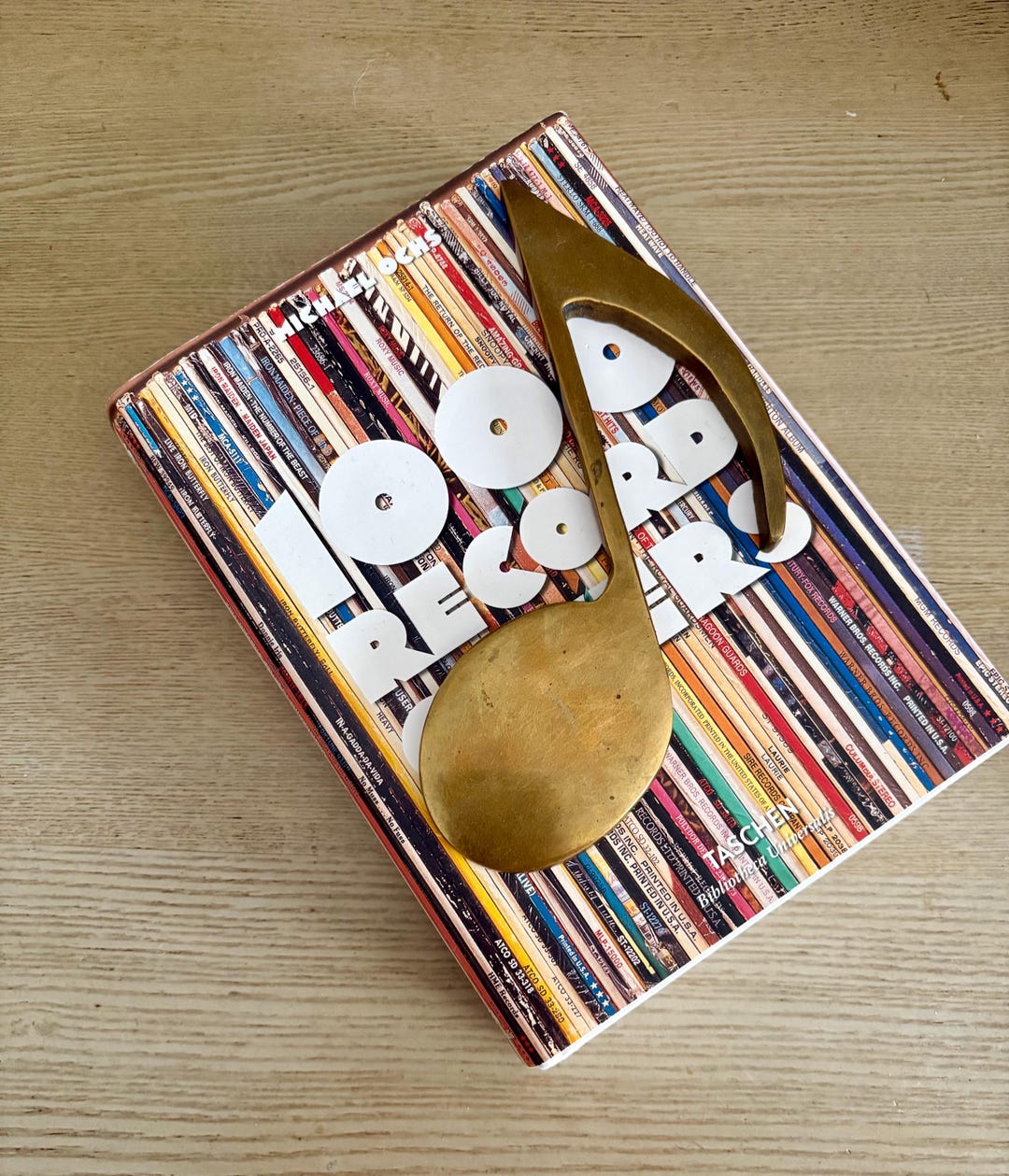 BRASS Music Note Paperweight, Made in Canada, Music Lover, Brass Accent ...