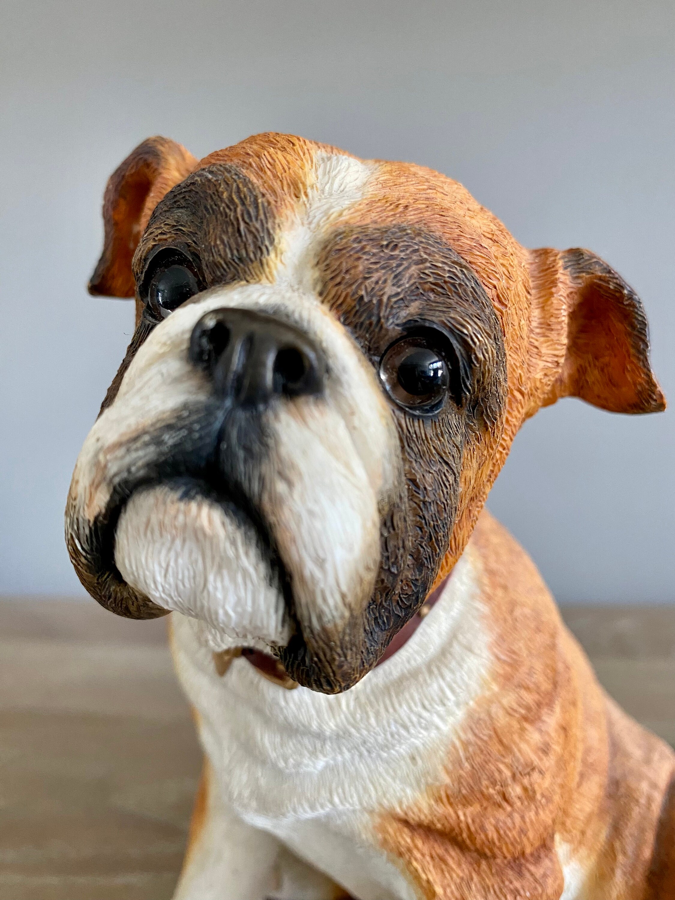 Vintage Heavy Resin BULLDOG Figure, Dog Lover, Bulldog, Dog Figure ...