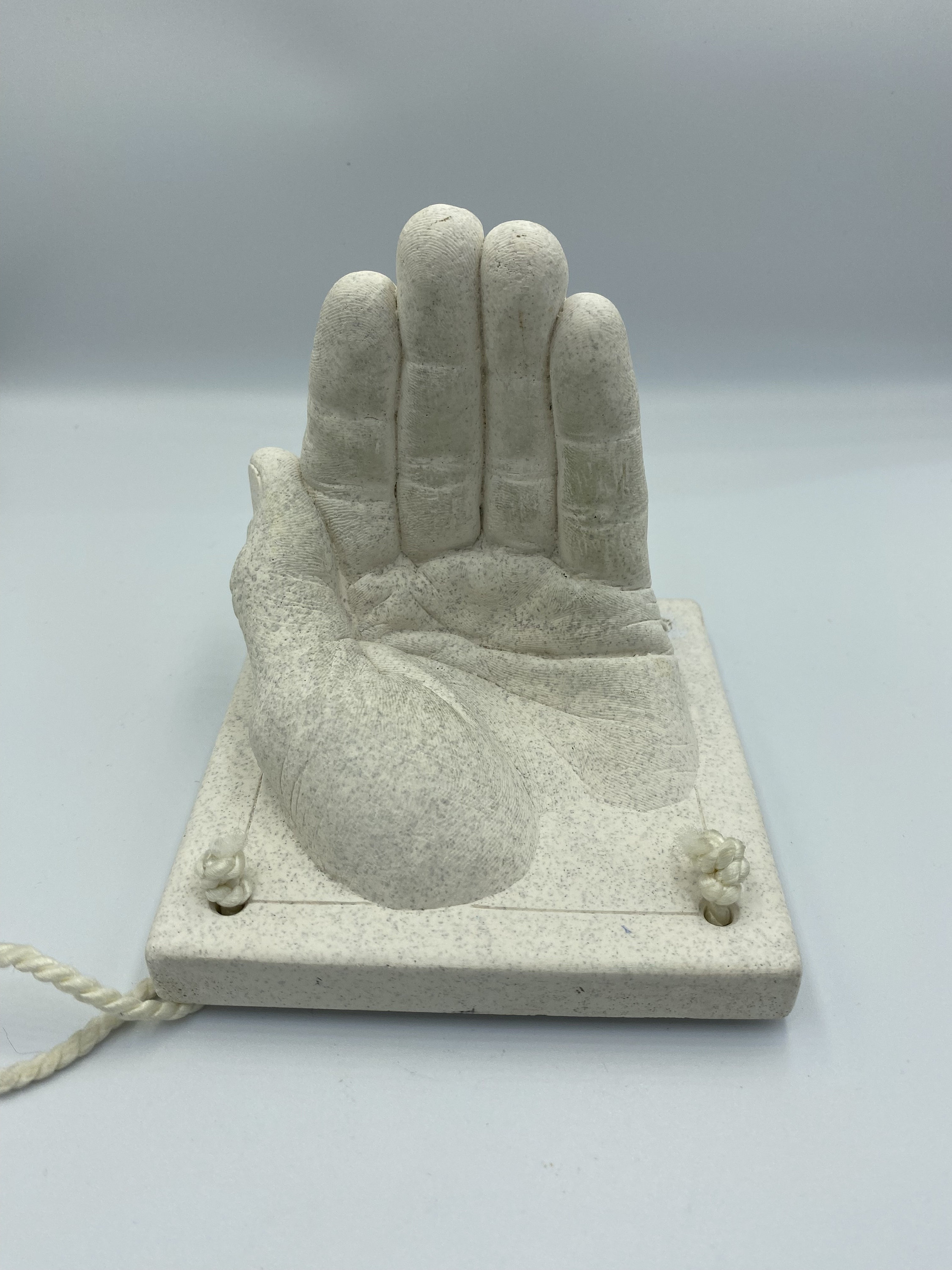 Vintage Cement Hand Sculpture, Dapila, Montreal, Outreaching Hand Tile ...