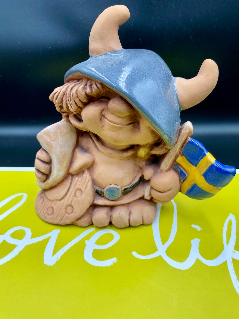Vintage Viking Figure, Made in Sweden, Viking Troll, Swedish, JIE ...