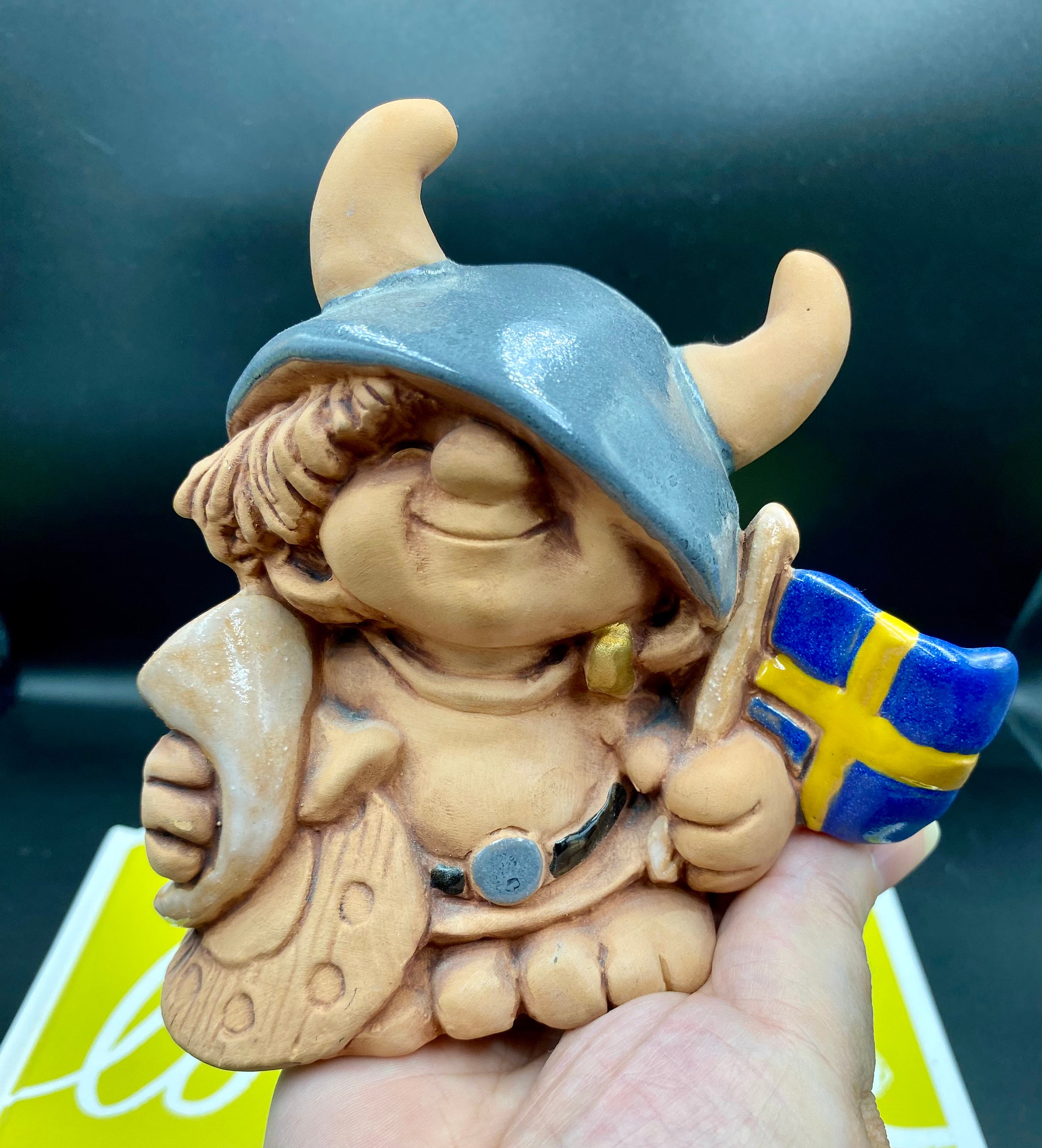 Vintage Viking Figure, Made in Sweden, Viking Troll, Swedish, JIE ...