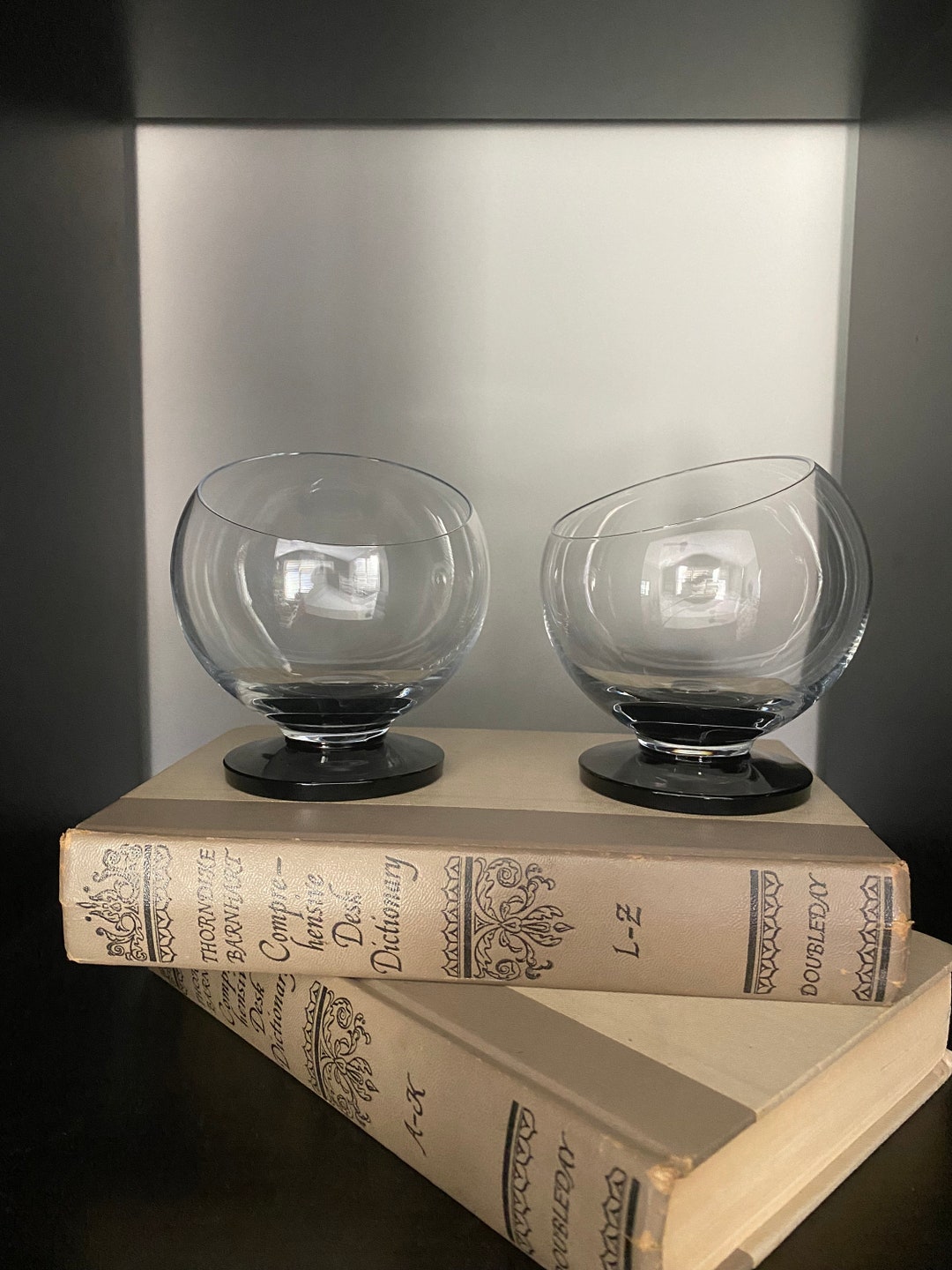 Vintage MORGANTOWN ODDBALL Glasses, Mid Century Barware, Vintage ...