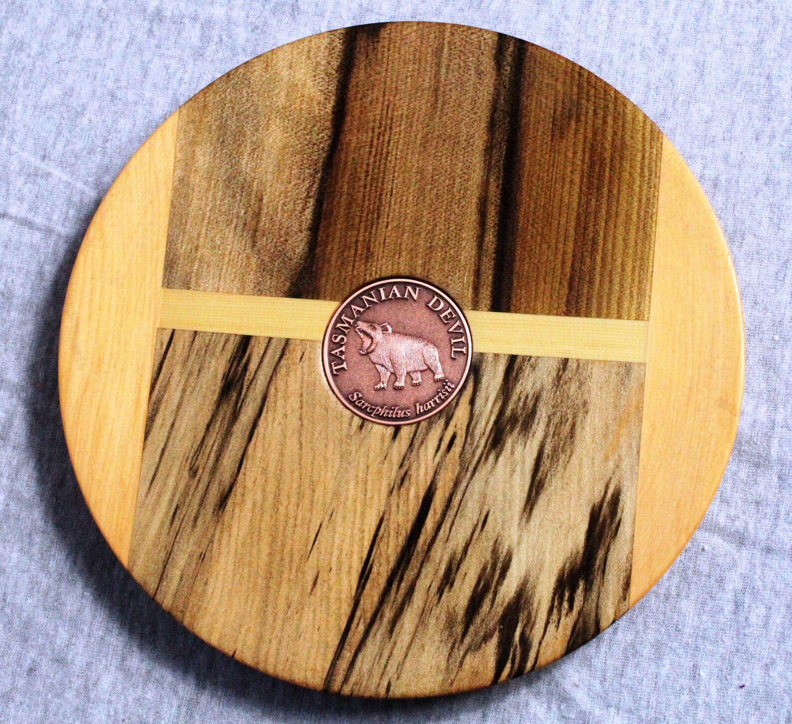 Tasmanian Devil Huon Pine Mixed Timber Trinket Dish Jewelry - Etsy