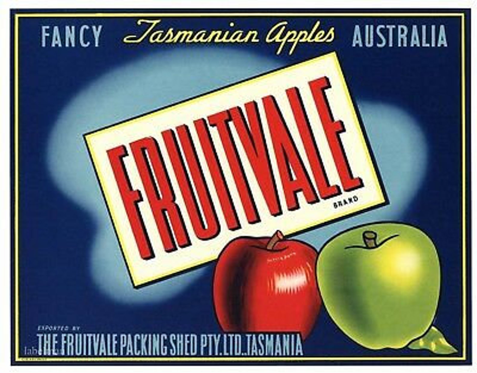 Vintage Tasmanian Apple Box Labels - Etsy