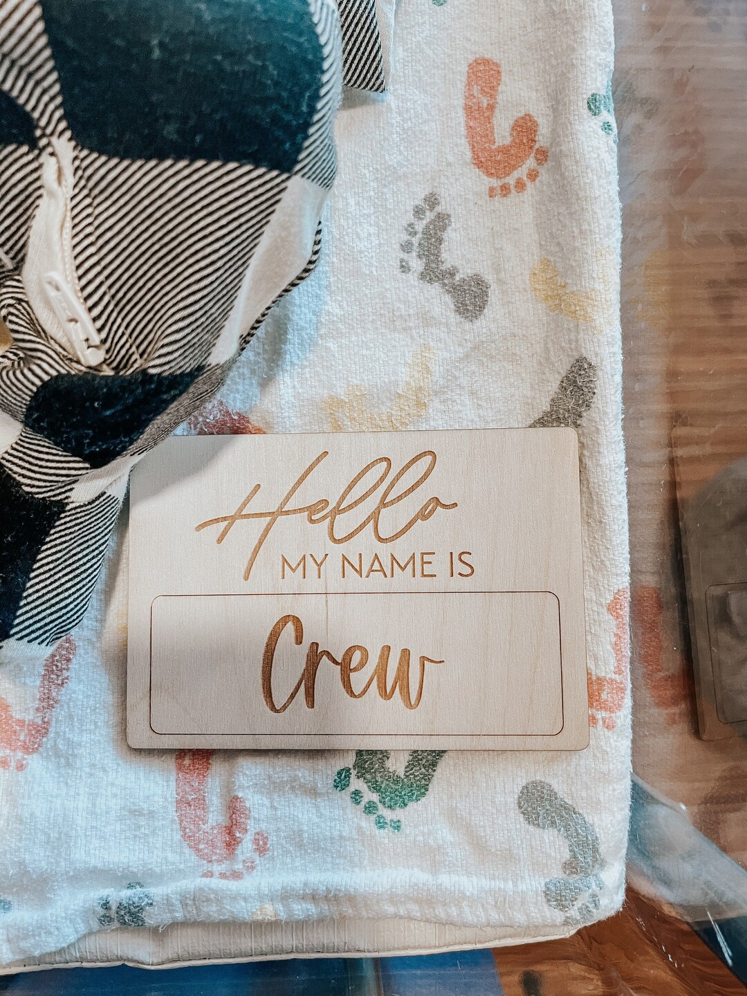 Newborn Name Sign for Hospital Newborn Name Tag Newborn - Etsy