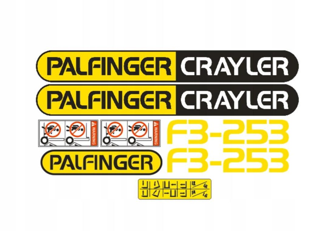 Sticker Decal - PALFINGER CRAYLER F3-253 - Etsy